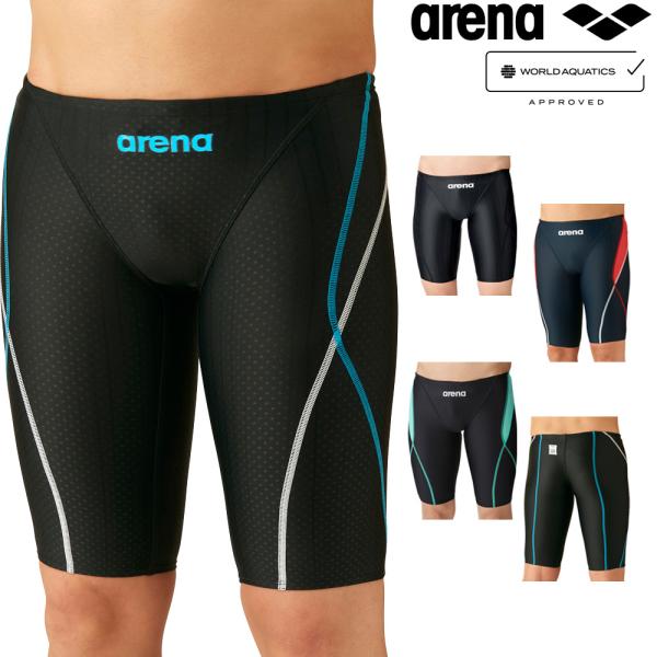 アリーナ ARENA 競泳水着 メンズ WORLD AQUATICS承認 マスターズSP AQUA RACING AQUA STRIPE-D ARN-2052ME