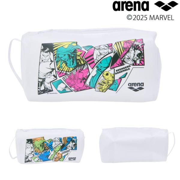 アリーナ ARENA 水泳 プルーフバッグ Mサイズ MARVEL マーベル プルーフポーチ 2025年秋冬モデル AS5FBZ83U