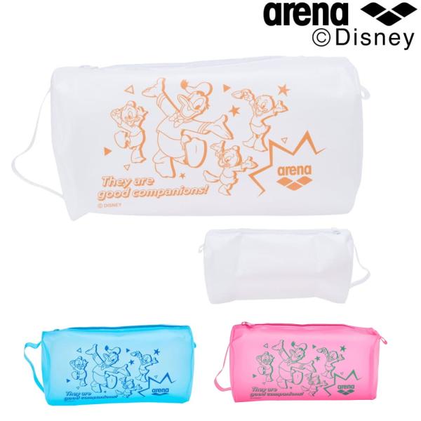 アリーナ ARENA 水泳 プルーフバッグ Mサイズ ディズニー “ドナルド・ダック” プルーフポーチ 2025年秋冬モデル AS5FBZ84U