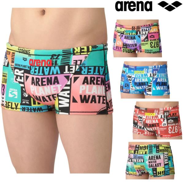 アリーナ ARENA 競泳水着 練習用水着 メンズ トレーニングスパッツ ショートレッグ タフスーツ タフスキンT2E 競泳練習水着 2025年春夏モデル AS5SWM30M