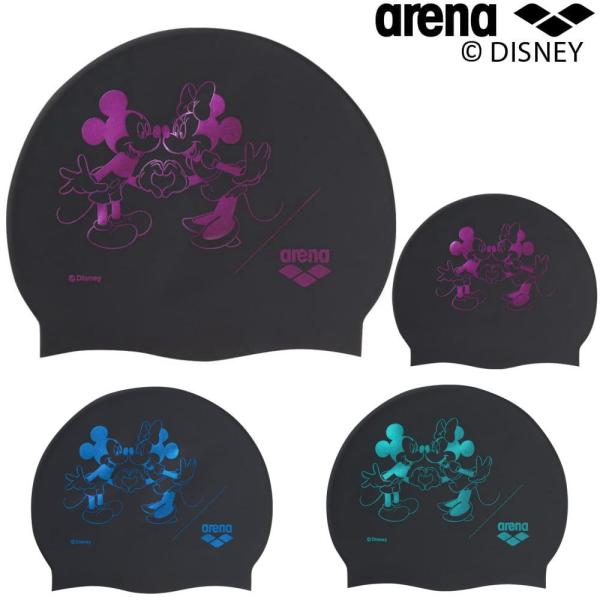 アリーナ ARENA 水泳 シリコーンキャップ ディズニー “ ミッキー” “ ミニー” シリコンキャップ スイムキャップ 水泳小物 2026年秋冬モデル AS6FSC80U