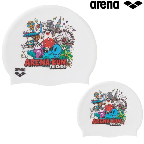 アリーナ ARENA 水泳 シリコーンキャップ アリーナくん シリコンキャップ スイムキャップ 水泳小物 2026年秋冬モデル AS6FSCA1U