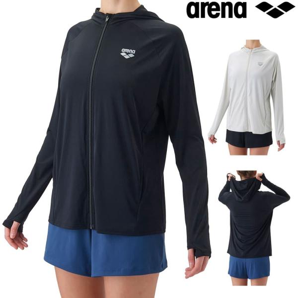 アリーナ ARENA フィットネス水着 レディース フィットネスラッシュガード クールニット UPF50+ 接触冷感 2026年秋冬先行モデル AS6FWF32L