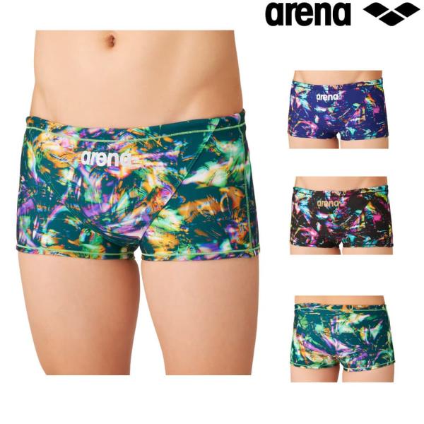 アリーナ ARENA 競泳水着 練習用水着 メンズ トレーニングスパッツ ショートボックス タフスーツ タフスキンT2E 競泳練習水着 2026年秋冬モデル AS6FWM30M