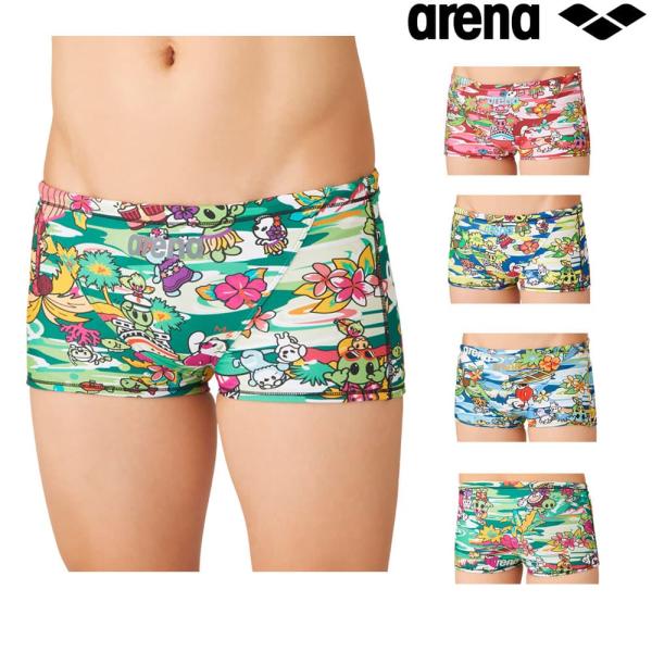 アリーナ ARENA 競泳水着 練習用水着 メンズ トレーニングスパッツ ショートレッグ タフスーツ タフスキンEP アリーナくん Isles of Memory 競泳練習水着 2026年秋冬モデル AS6FWM32M