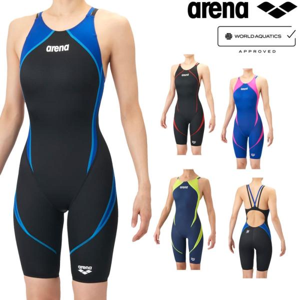 アリーナ ARENA 競泳水着 レディース WA承認モデル AQUA ADVANCED AQUA XTREME レーシングワンピーススパッツ ダブルストラップ オープンバック ハーフレッグ オールインワン 2026年春夏モデル AS6SRC...