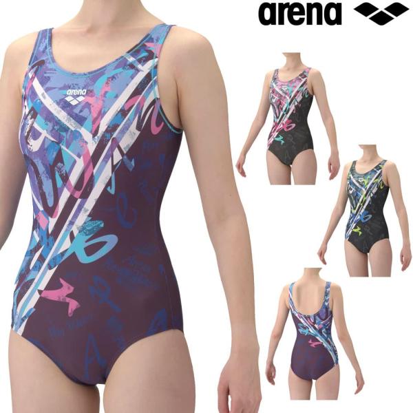 アリーナ ARENA フィットネス水着 レディース フルダル2WAY フィットネスワンピース Uバック 差し込みパッド パッド付き 2026年春夏モデル AS6SWF22L