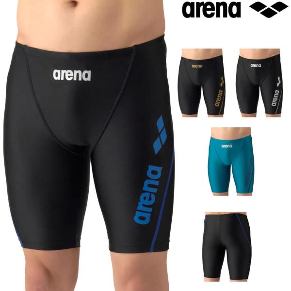 アリーナ ARENA フィットネス水着 メンズ AQUA EXA ダブルエステルWR フィットネススパッツ ハーフレッグ 2026年春夏モデル AS6SWF60M
