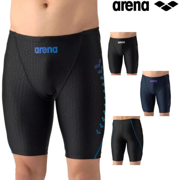 アリーナ ARENA フィットネス水着 メンズ AQUA EXA ジオダイヤWR フィットネススパッツ ハーフレッグ 2026年春夏モデル AS6SWF62M