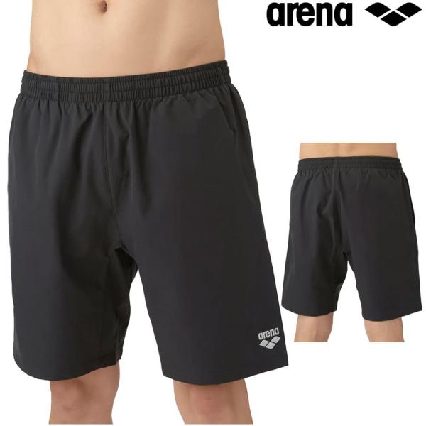 アリーナ ARENA フィットネス水着 メンズ ストレッチタフタ フィットネススパッツ ハーフレッグ 水陸両用 2026年春夏モデル AS6SWF70M