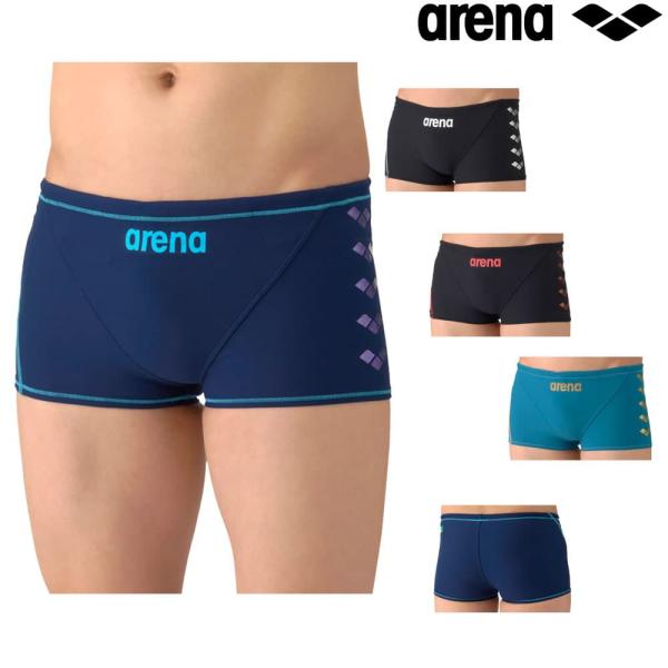 アリーナ ARENA 競泳水着 練習用水着 メンズ タフスーツ タフスキンE トレーニングスパッツ ショートレッグ 競泳練習水着 2026年春夏モデル AS6SWM07M