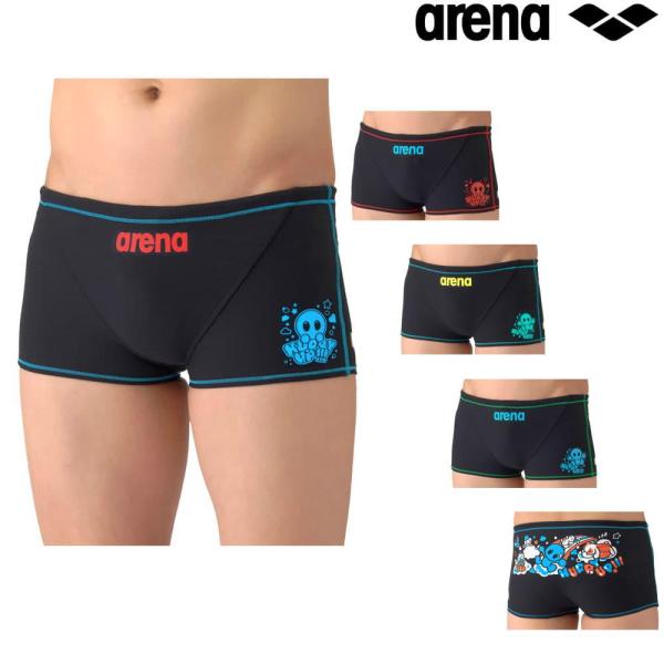 アリーナ ARENA 競泳水着 練習用水着 メンズ タフスーツ アリーナくん タフスキンE トレーニングスパッツ ショートレッグ 競泳練習水着 2026年春夏モデル AS6SWM11M