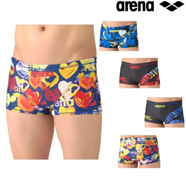 アリーナ ARENA 競泳水着 練習用水着 メンズ タフスーツ タフスキンT2E トレーニングスパッツ ショートレッグ 競泳練習水着 2026年春夏モデル AS6SWM44M