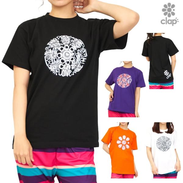 クラップ CLAP クラップラクガキ ティー レディース Tシャツ 半袖 スポーツアパレル トレーニング フィットネス 女性 CTS26018