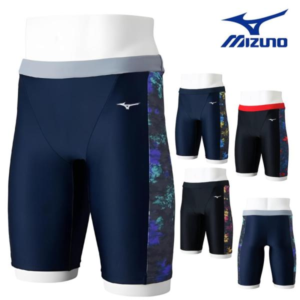 ミズノ MIZUNO フィットネス水着 メンズ StrokeONEハーフスパッツ 2026年春夏モデル N2JBD105