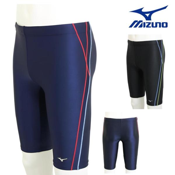 ミズノ MIZUNO 別注オリジナル フィットネス水着 メンズ ハーフスパッツ N2JBDW07
