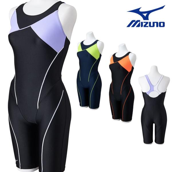 ミズノ MIZUNO フィットネス水着 レディース STROKE ONEオールインワン UPKICKER パッド付き 2024年春夏モデル N2JGB301