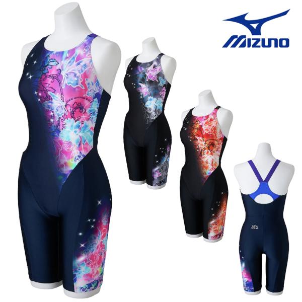 ミズノ MIZUNO フィットネス水着 レディース AYA COLLECTION 寺川綾 Stroke ONEオールインワン パッド付き 2025年秋冬モデル N2JGC808
