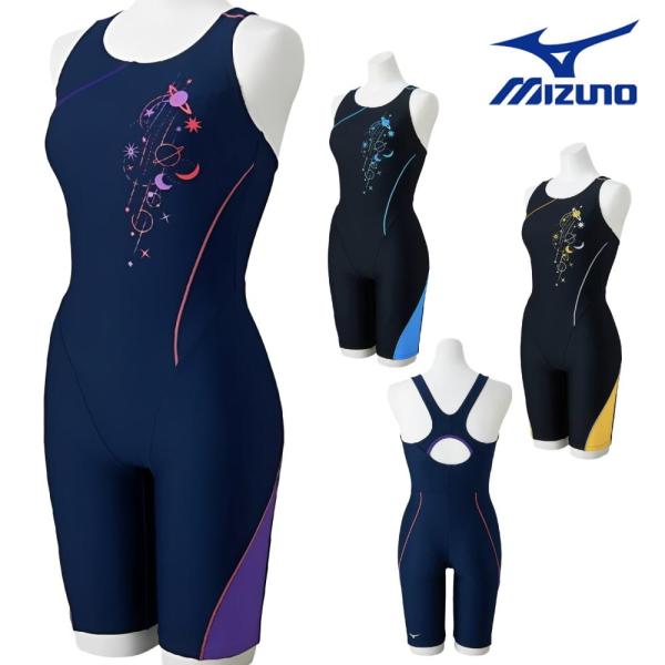 ミズノ MIZUNO フィットネス水着 レディース Stroke ONEオールインワン パッド付き 2026年春夏モデル N2JGD311