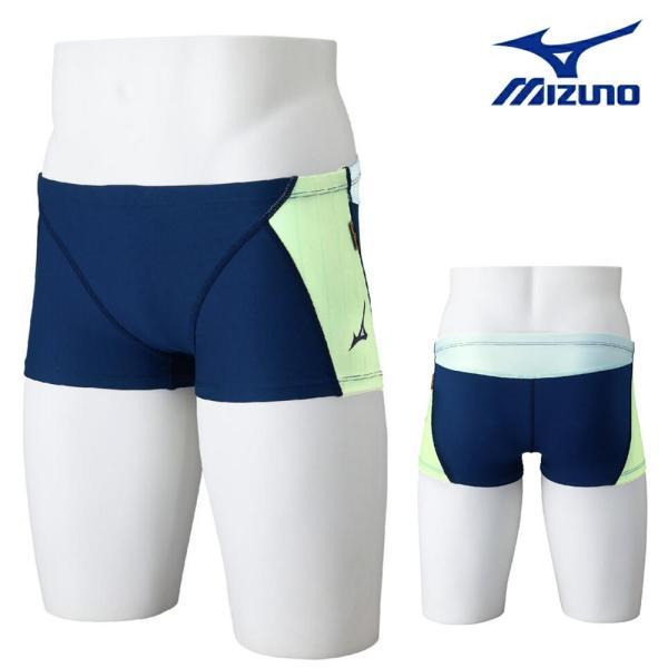 ミズノ MIZUNO 競泳水着 練習用水着 メンズ エクサースーツ ショートスパッツ EXER SUITS U-Fit ダイナモーションフィット 競泳練習水着 N2MBB561