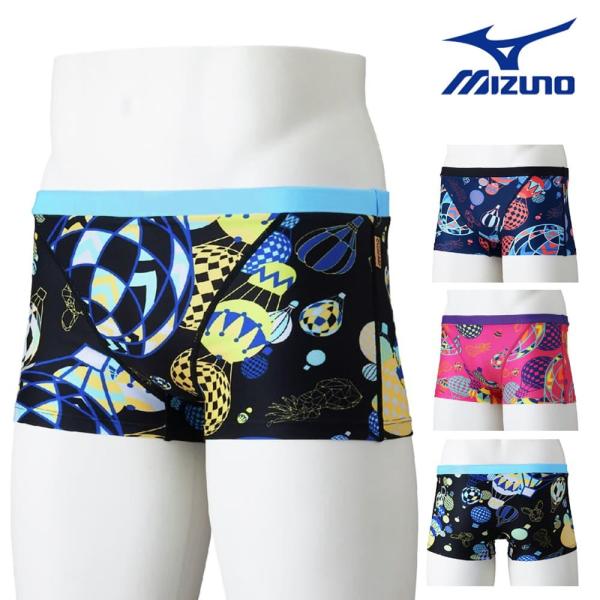 ミズノ MIZUNO 競泳水着 練習用水着 メンズ エクサースーツ ショートスパッツ EXER SUITS U-Fit 競泳練習水着 Ri Collection 池江璃花子 2026年春夏モデル N2MBD566