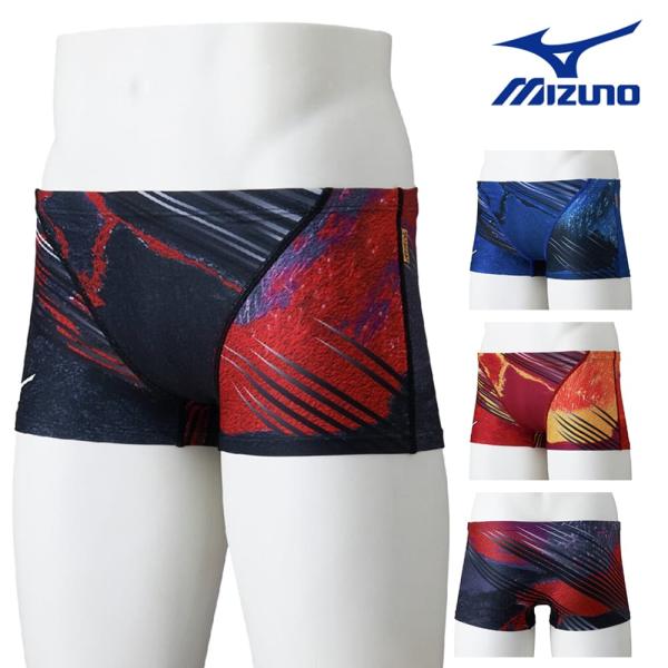 ミズノ MIZUNO 競泳水着 練習用水着 メンズ エクサースーツ ショートスパッツ EXER SUITS U-Fit 競泳練習水着 2026年春夏モデル N2MBD582
