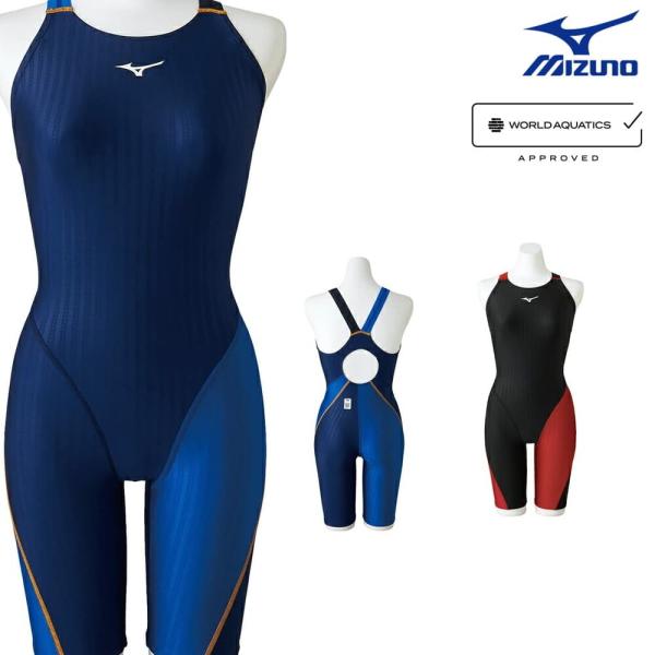 ミズノ MIZUNO 競泳水着 レディース fina承認 WA承認モデル ハーフスーツ(マスターズバック) STREAM ACE ストリームフィットA N2MG2740 fina マーク あり