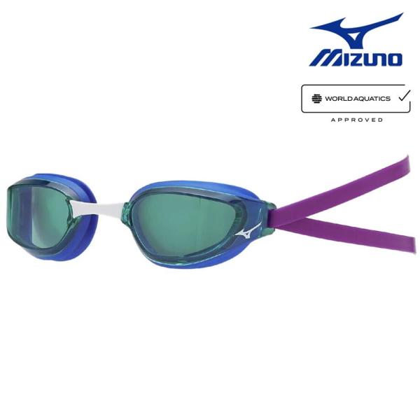 ミズノ MIZUNO 水泳 レーシングゴーグル 限定ゴーグル クッションカーブレンズ クッション一体型 WA承認モデル くもり止め 競泳 2026年春夏モデル N3JED030 fina承認