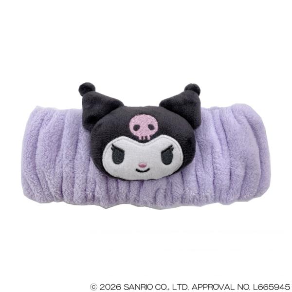 OKA オカ ふわふわヘアバンド サンリオキャラクターズ クロミ 水泳小物 スイミング プール タオル 女の子 キッズ かわいい 洗顔 メイク OKA74556