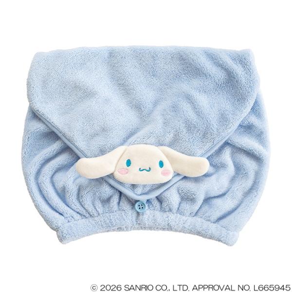 OKA オカ ふわふわヘアキャップ タオルキャップ サンリオキャラクターズ シナモロール 水泳小物 スイミング プール タオル 女の子 キッズ かわいい お風呂上がり OKA74559