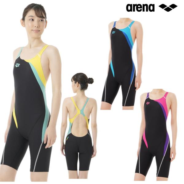 【ヒカリスポーツオリジナル別注】塩素に強く長持ち！耐久性に優れたTOUGHSUITシリーズ女性用 練習水着 トレーニング 選手 競泳商品名：アリーナ ARENA 競泳水着 レディース 練習用 ハーフスパッツ タフスーツ タフスキン ヒカリオ...