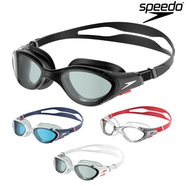 スイムゴーグル スピード SPEEDO 水泳 バイオフューズリフレックス クリアレンズ クッション付き フィットネス向き スイミング SE02301