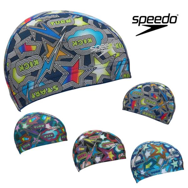 スピード SPEEDO 水泳 スパークリングブーンメッシュキャップ スイムキャップ 水泳小物 2025年秋冬モデル SE12552