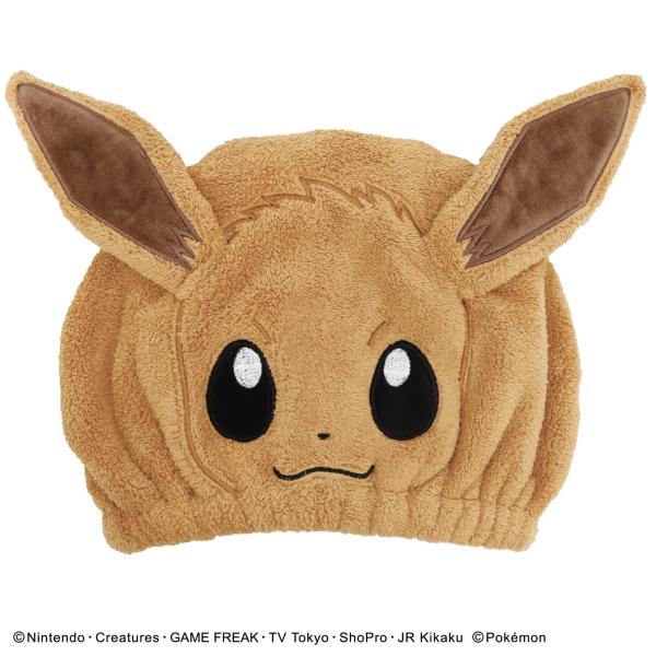 タオルキャップ ヘアーキャップ ポケットモンスター イーブイ サンタン マイクロファイバー 吸水タオル 水泳小物 スイミング プール タオル SNT-PM-0011