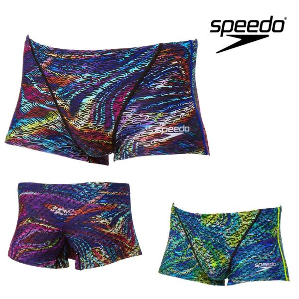 スピード SPEEDO 競泳水着 練習用水着 メンズ モノグラムジャパン2ターンズボックス ENDURANCE ECO 競泳練習水着 ST52520