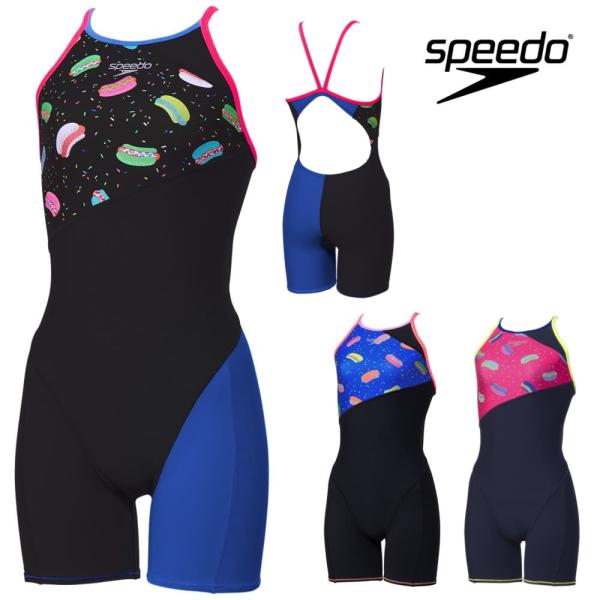 スピード SPEEDO 競泳水着 練習用水着 レディース ホットドッグターンズショートニースキン ENDURANCE ECO 競泳練習水着 2026年春夏モデル STW12609