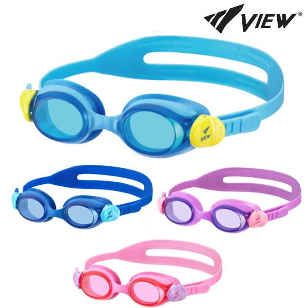 VIEW ビュー クッション付き スイミングゴーグル ノーマルタイプ ジュニア用 Enzy2 エンジー2 V430J