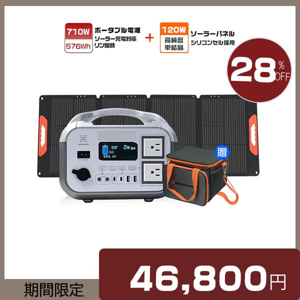 定格容量　576WH/180000mAh定格出力　710WDC入力　DC5521 14.6V 10ATypeC入力　PD100W適用電圧　100VUSB出力　12V　1.5ADC出力　10.5〜14.6V　10A充電時間　PD100w+AC...