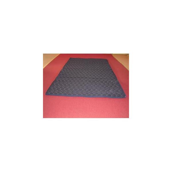 日本製、送料無料、代引きＯＫ平パッド（１２００×２１００ｍｍ）を２枚重ねて縫製し厚みを増したものです。ピアノをこの上に載せて使用します。１枚13340円(税別)サイズ　３０×１２００×２１００ｍｍ生地　ポリエステル。中身　再生綿。色：紺