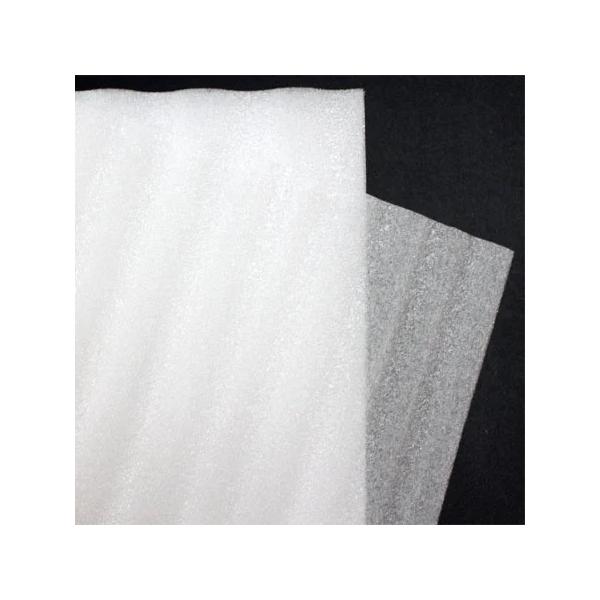 緩衝性、断熱性、耐油性、柔軟性、軽量性に優れた発泡ポリエチレンシートです。緩衝材としてはもちろん保温材や断熱材等としても広く活用されています。クッション性があり、食器などを包む緩衝材として最適です！■仕様[材　質] 発泡ポリエチレン[厚　さ...