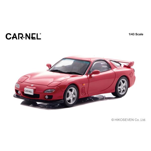 商品名：CARNEL 1/43 マツダ RX-7 Type RS (FD3S) 2000 Vintage Red Limited 300pcsマツダRX-7（FD3S)の後期型からType RSのビンテージレッドをモデル化。Type RSは...
