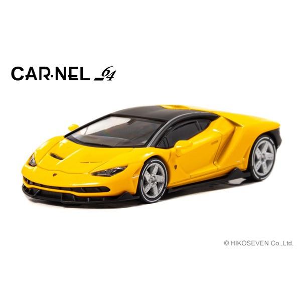 CARNEL 1/64 Lamborghini Centenario (Yellow Pearl)　限定999台