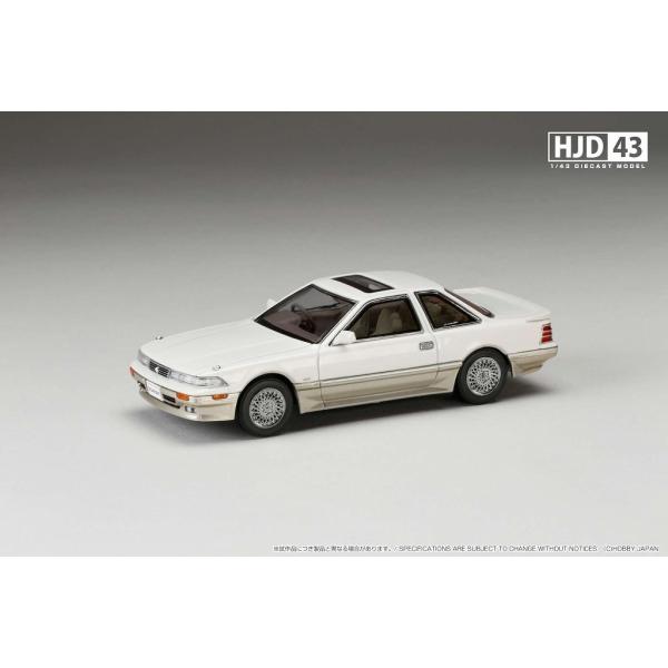 商品名：HJ43 1/43 トヨタ ソアラ 3000 TWINCAM 24 GT-LIMITED AIR SUSPENSION (MZ21) クリスタルホワイトトーニング IIブランド：HobbyJapan商品番号：8580JAN：4981...