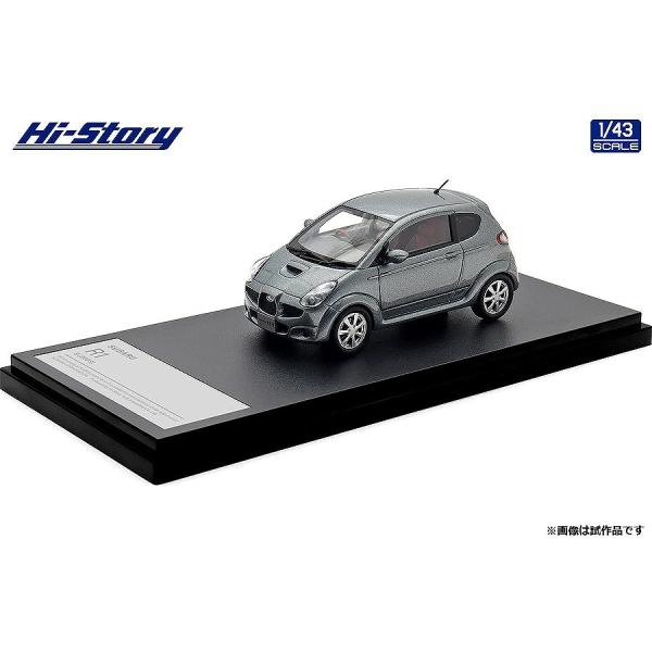 商品名：Hi-Story 1/43 SUBARU R1 S (2005)  チタニウムグレー　メタリックブランド：Hi-Story商品番号：12100JAN：4523231449708
