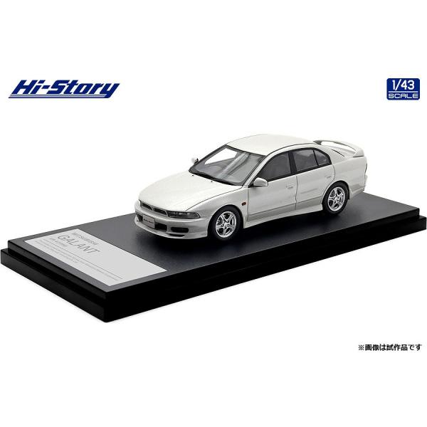 商品名：Hi-Story 1/43 MITSUBISHI GALANT VR-4 (1996) ギャラクシーホワイトブランド：Hi-Story商品番号：12100JAN：4523231449906