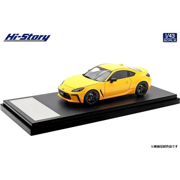 商品名：Hi-Story 1/43 Toyota GR86 特別仕様車 RZ "Yellow Limited" (2025) サンライズイエローブランド：Hi-Story商品番号：9680JAN：4523231451701