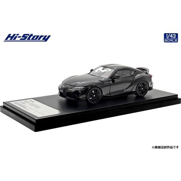 商品名：Hi-Story 1/43 Toyota GR SUPRA RZ (2025) ブラックメタリック （ダイキャストモデル）ブランド：Hi-Story商品番号：9680JAN：4523231452012