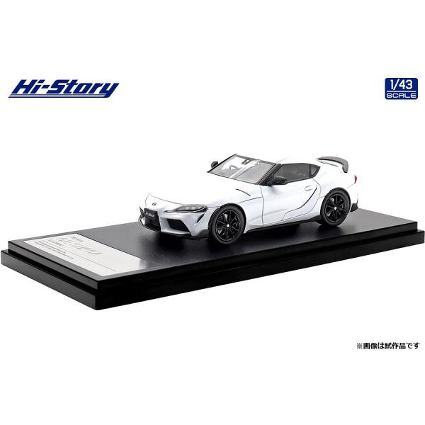 商品名：Hi-Story 1/43 Toyota GR SUPRA RZ (2025) ホワイトメタリック （ダイキャストモデル）ブランド：Hi-Story商品番号：9680JAN：4523231452050