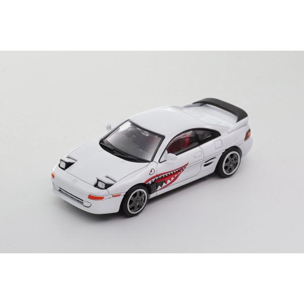 商品名：DIECAST TEAM 1/64 Toyota MR2 W20 (RHD) ホワイト/シャークマウスブランド：DIECAST TEAM商品番号：2200JAN：6942833008263