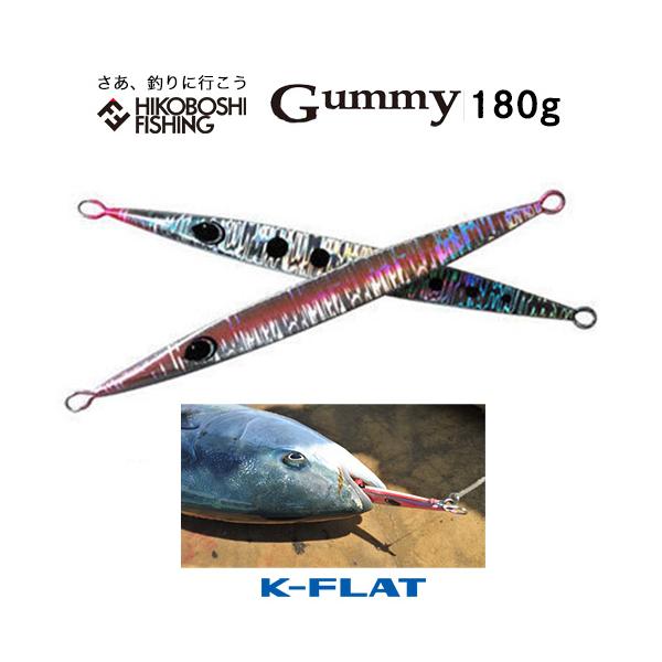 K-FLAT メタルジグ ガミー 180ｇ Gummy ケイフラット K-フラット 平松慶●Gummyのアクションイメージ基本的な操作のイメージは、潮に絡ませてジャーク幅を取らない動きでアクションさせる。リールのハンドルでラインを巻き入れな...